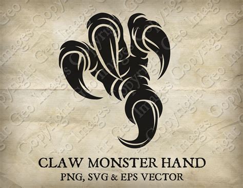 Eagle Hawk Falcon Bird Monster Dinosaur Dragon Claw Paw Hand With