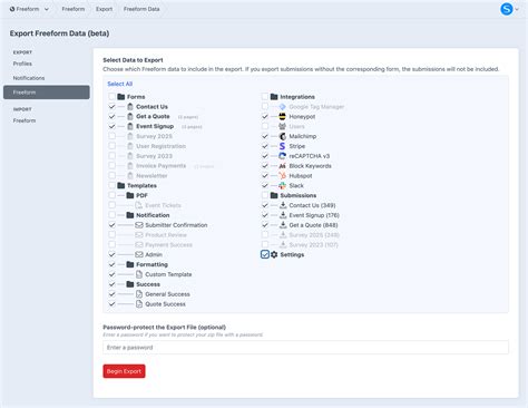 Import And Export Forms And Fields Freeform 5x For Craft Solspace
