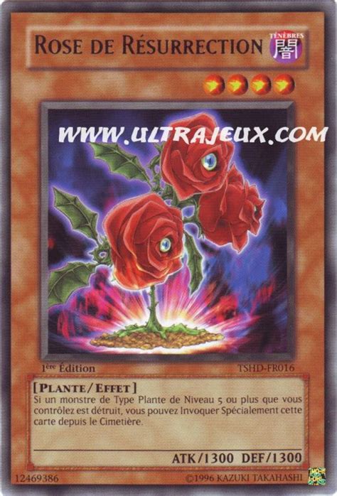 Carte Yu Gi Oh Rose de Résurrection TSHD FR016
