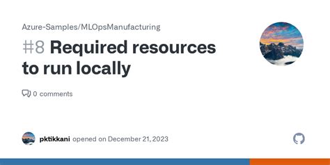 Required Resources To Run Locally · Issue 8 · Azure Samples