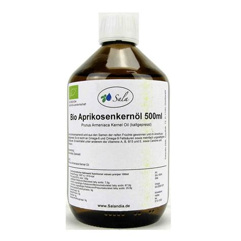 Sala Rizinusöl kaltgepresst bio L ml Glasflasche