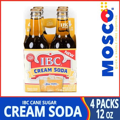 Ibc Cane Sugar Cream Soda 12 Oz Pack Of 4 Lazada Ph