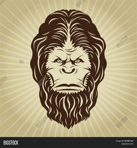 Sasquatch Silhouette Vector At Collection Of