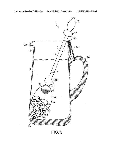 Stirring Rod Drawing With Pencil