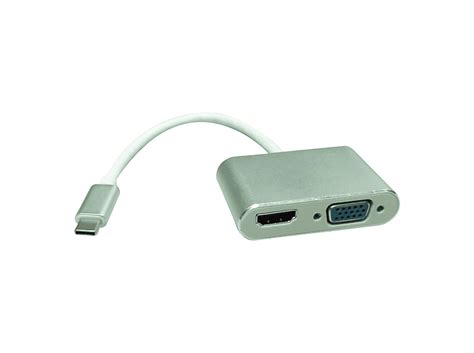 Roline Display Adapter Usb Typ C Vga Hdmi Usb Hdmi Adapter Mediamarkt