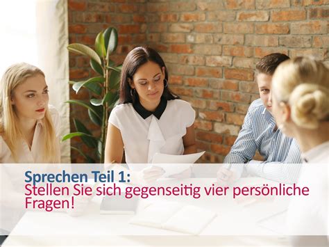 A2 Sprechen Teil 1 Beispiel