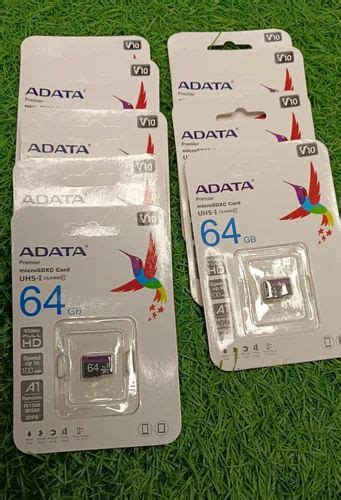 64GB Adata Memory Card Class 10 At Rs 499 In Bhagalpur ID 2852737277191