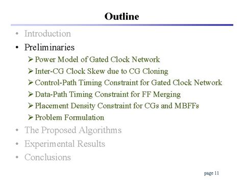 power optimization for clock network with clock gate