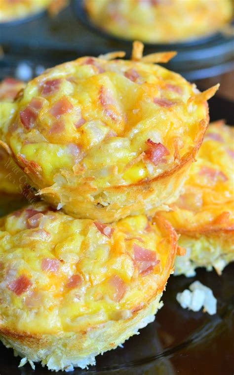 Ham Egg And Cheese Hash Brown Breakfast Muffins Will Cook For Smiles