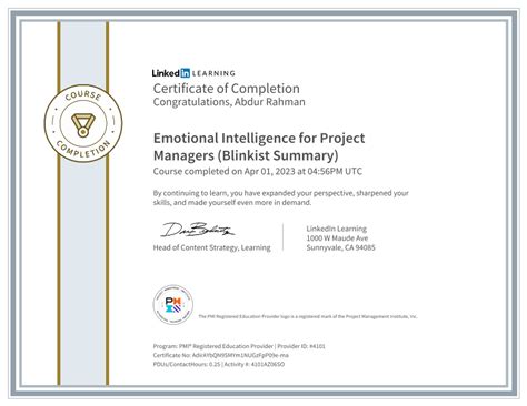 Abdur Rahman On Linkedin Certificate Of Completion