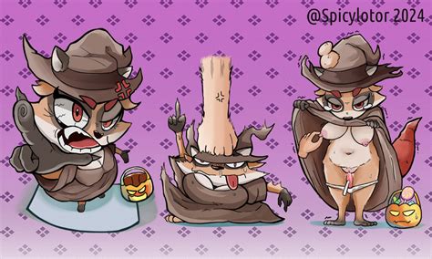 Rule 34 Bigmi Nono Duo Female Feral Mammal Procyonid Raccoon Spicylotor 12085885