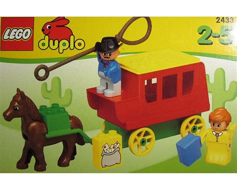 Lego Set 2433 1 Stagecoach 1998 Duplo Western Rebrickable Build