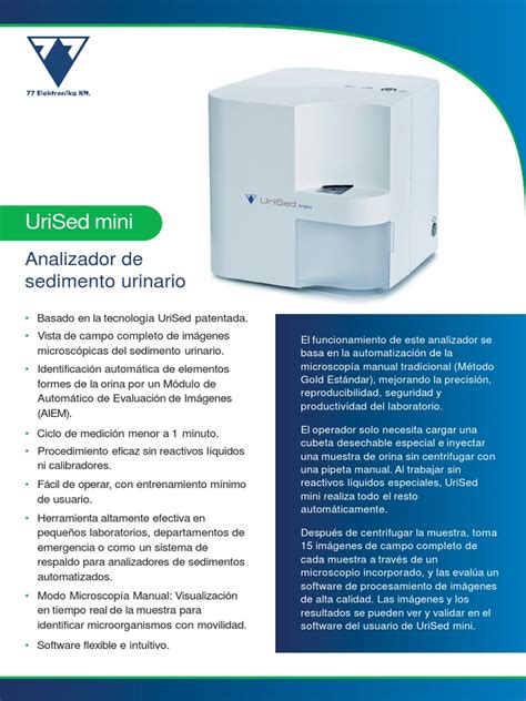 Brochure Urised Mini Pdf Software Laboratorios
