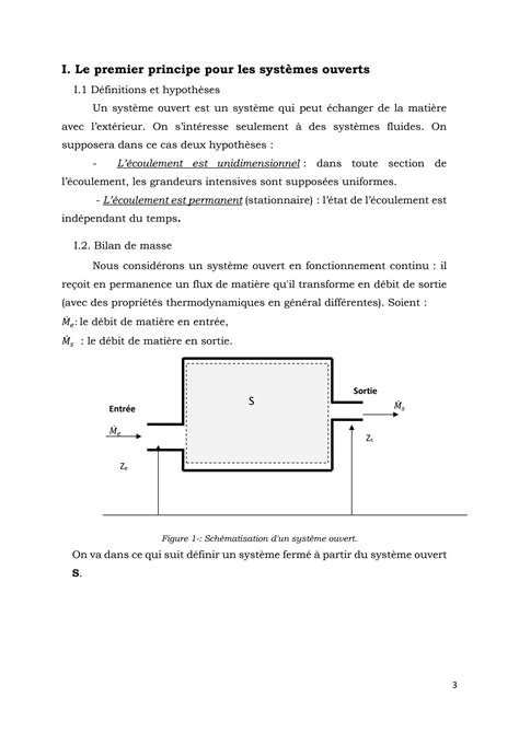 SOLUTION Chapitre Principes Thermodynamiques Des Systemes Ouverts Studypool