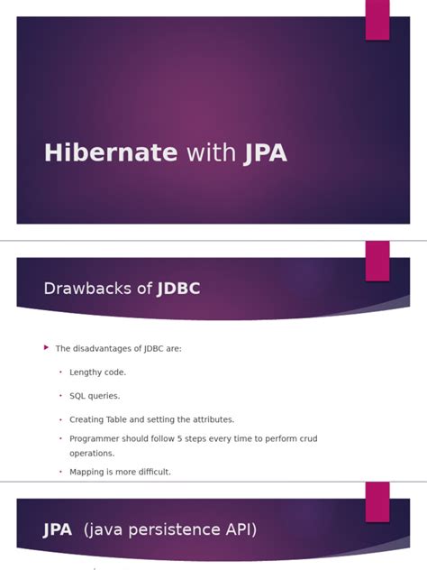Hibernate With Jpa Pdf Databases Information Technology Management