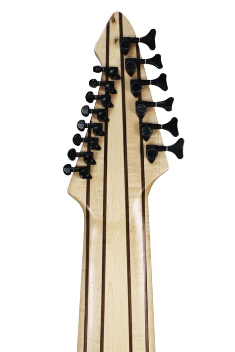 Djentar 14 String Purple Burst 10s Guitar Djentar 14