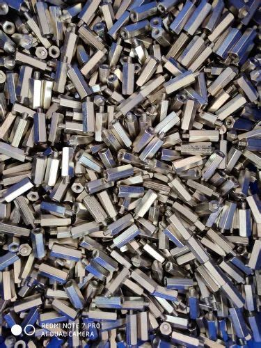 Stainless Steel Ss Metal Spacers And Bushes Hex At ₹ 45 Piece In Jamnagar