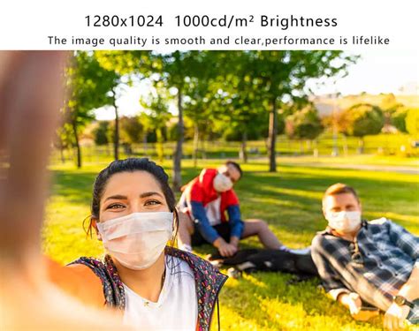 19 Inch TFT LCD Display 1280x1024 LVDS Interface IPS High Brightness
