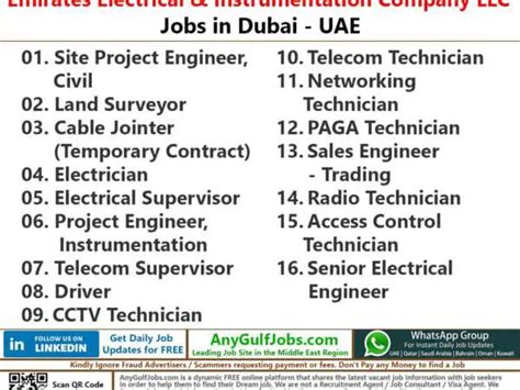 Emirates Electrical And Instrumentation Company Llc Jobs