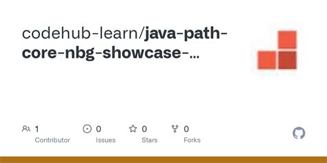 GitHub Codehub Learn Java Path Core Nbg Showcase Testing