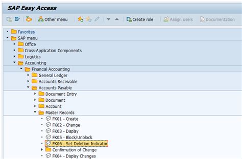 SAP FICO Delete Vendor