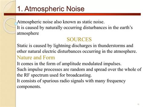NOISE IN Analog Communication Part Ppt Physics Science