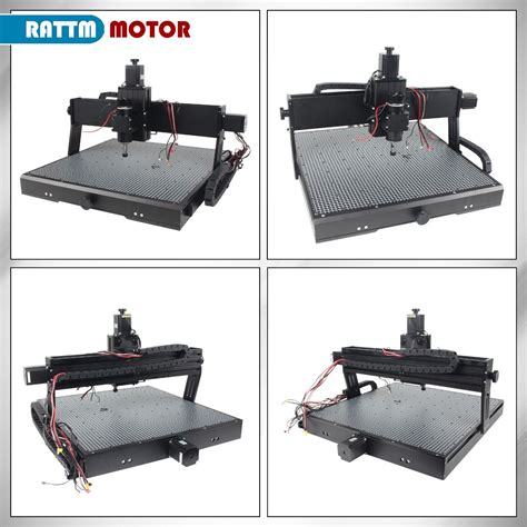 500w 3 Axis 4540 Plus Cnc Router Milling Laser Engraving Cutter Machine Metal Ebay