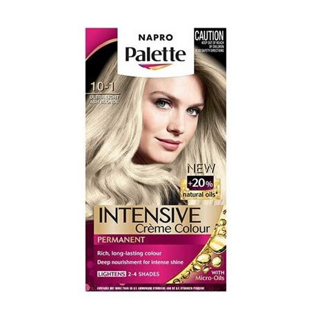 Schwarzkopf Napro Palette Hair Colouring 10 1 Ultra Light Ash Blonde