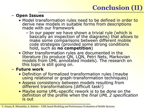 Ppt Uml Based Modeling And Performance Evaluation Of Mobile Systems