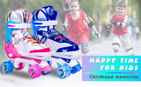 Colmanda Patins à roulettes Enfant Patins à roulettes Garçon Enfant