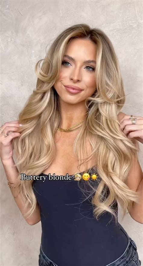 27 Effortlessly Elegant Long Straight Hairstyles That Wow Buttery Blonde