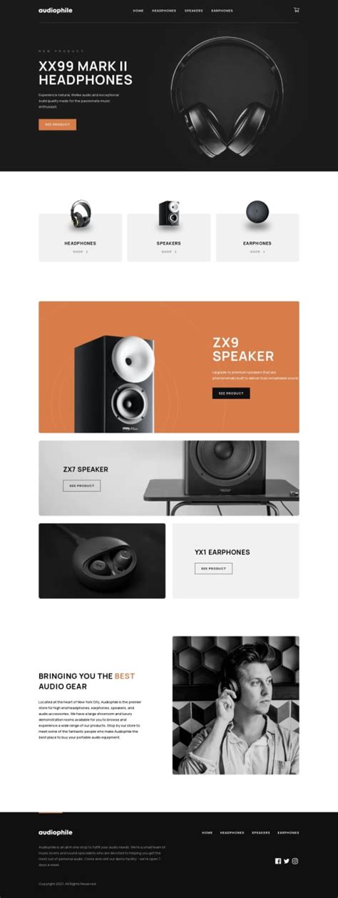Frontend Mentor Audiophile E Comm App Using Next Js Tailwind Coding