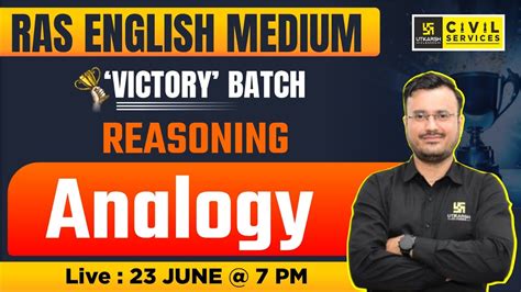 Reasoning Analogy Reasoning For Ras Himanshu Sir Ras Utkarsh