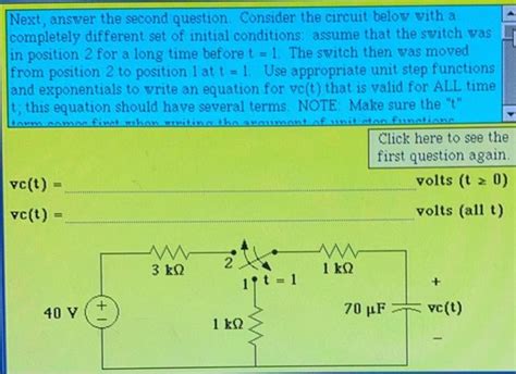 Solved Mastery Problem RC Circuits For This Mastery Chegg Com