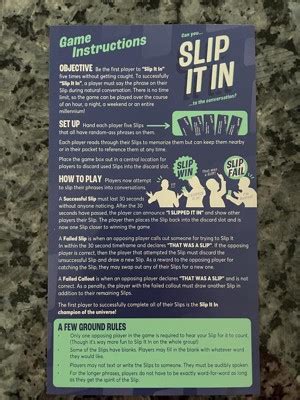 Asmodee Slip It In Card Game Party Card Game For 3 12 Players