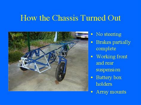 How The Chassis Turned Out