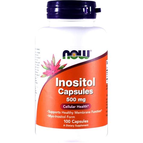 Now Foods Inositol Capsules 500 Mg 100 Veg Capsules V688 Shopee