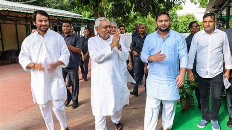 Nitish Kumar Oath Ceremony Bihar New Mahagathbandhan Government Nitish