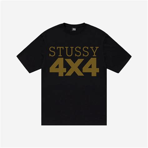 스투시 4x4 티셔츠 블랙 Stussy KREAM