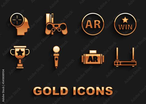 Set Joystick For Arcade Machine Medal Router And Wi Fi Signal Ar