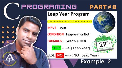 If Else Program To Check Whether A Year Is Leap Year Or Not Abhinandan Technohost