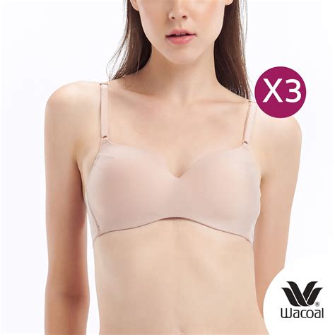 Wacoal Surprise Comfort Bra 3 Piece Seamless Model Wb3x96 Beige Be