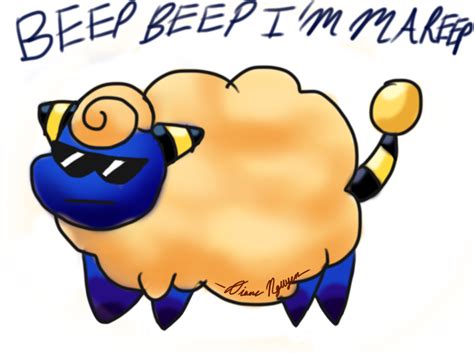 Beep Beep Im Mareep Sheep By Mirabelleleaf31 On Deviantart