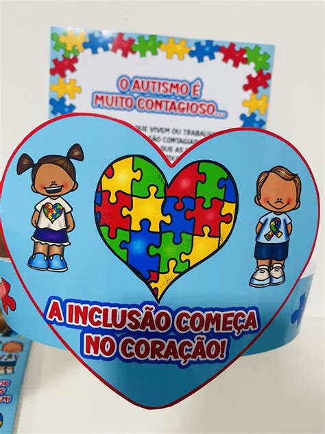 Kit Conscientização Do Autismo Abc Da Scarlett Materiais