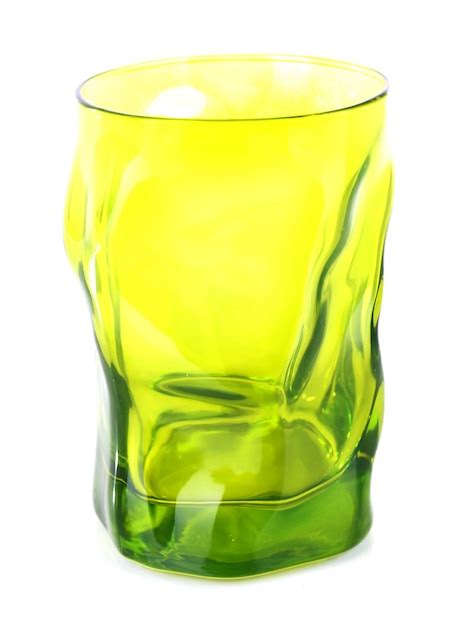Premium Photo Colorful Glass Isolated On White