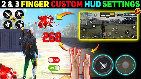 Best 2 Finger Custom Hud Free Fire 🔥 New Control Settings 2024 2