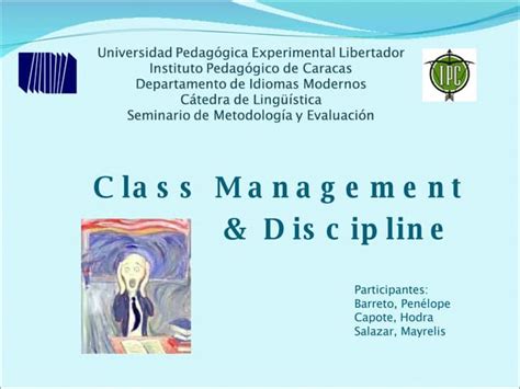 Class Management And Discipline Ppt