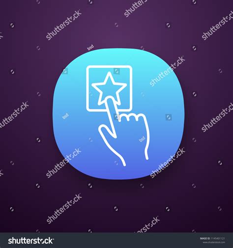 Add Favorite Button Click App Icon Stock Vector Royalty Free 1145401121 Shutterstock