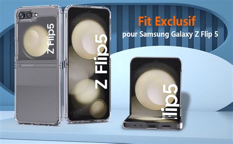 Natbok Coque Pour Samsung Galaxy Z Flip 5 5G Militaire Antichoc