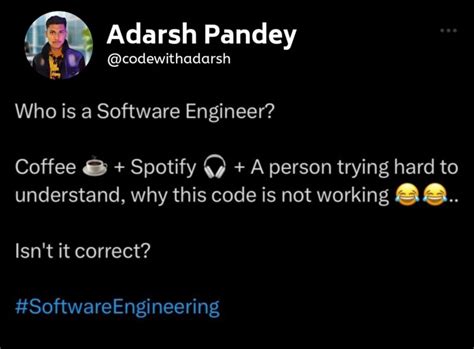 adarsh pandey on linkedin softwareengineering programming coding